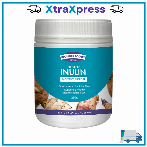 Wonder Foods INULIN Digestive Support Certified Organic 250g | eBay ...