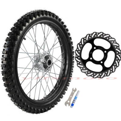 70/100-19''Front Wheel Rim Tire+Disc Rotor for KX100 CRF150 CRF150F ...