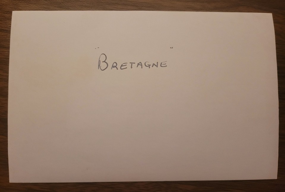 1939 ms Bretagne, Fred Olson Line at Oslo, Norway. Real Photo Postcard ...