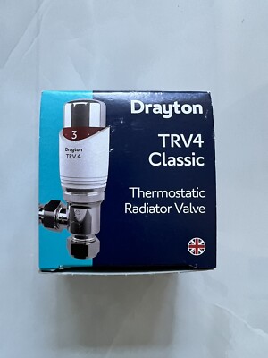 Drayton TRV4 Classic Thermostatic Radiator Valve 15mm Angle | eBay UK