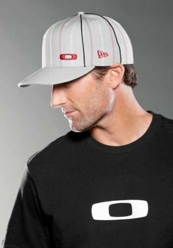 Oakley New Era 59Fifty Square O Pinstripe Cap Hat Grey Purple 7 1/8 | eBay