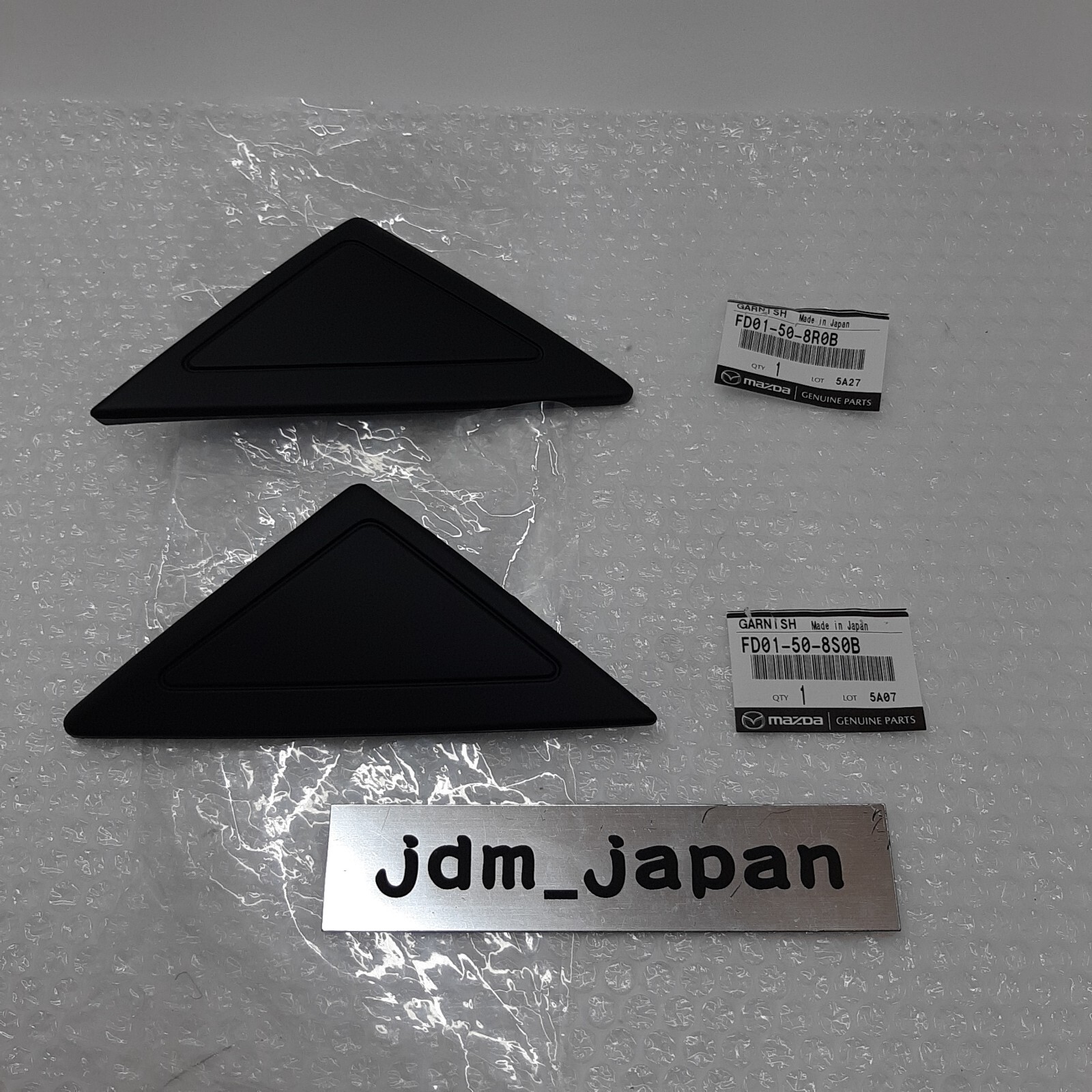 MAZDA RX-7 FD3S Outer Outside Mirror Sail Garnish Door Corner Trim ...