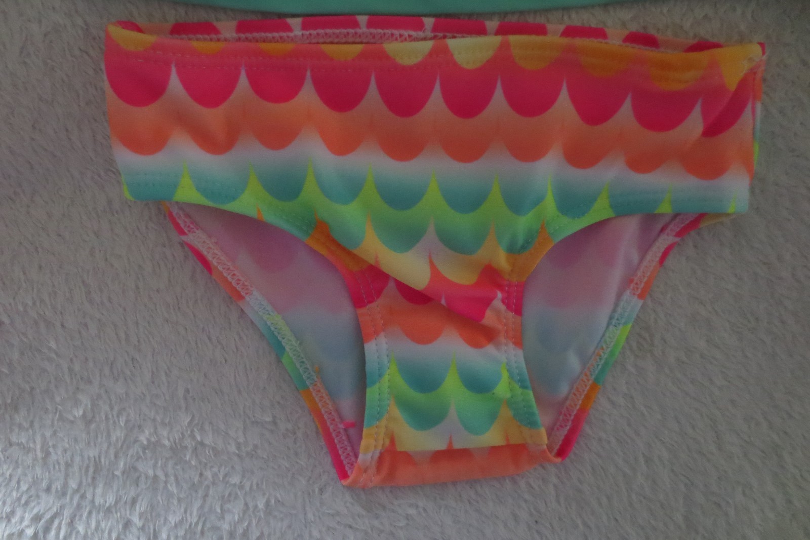 Girls Baby Buns Swimming Suit 2 pieces Size 12 months Color Bright SPF ...