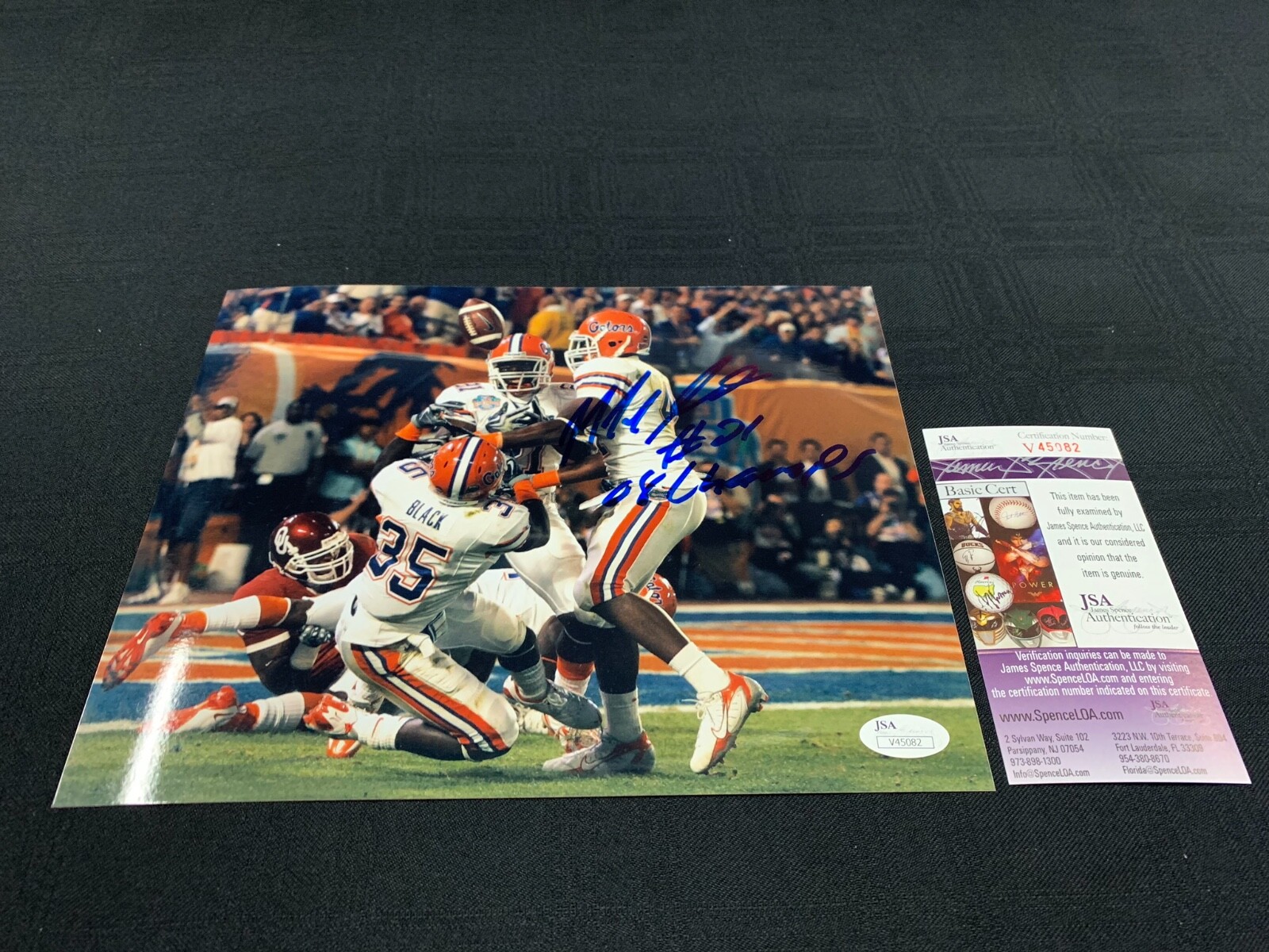 MAJOR WRIGHT FLORIDA GATORS AUTOGRAPHED 8X10 PHOTO JSA COA V45082 | eBay