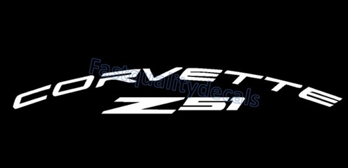 6 x for Corvette C8 Z51 Brake Caliper Decals-Choose z51 Color- SHIPS ...