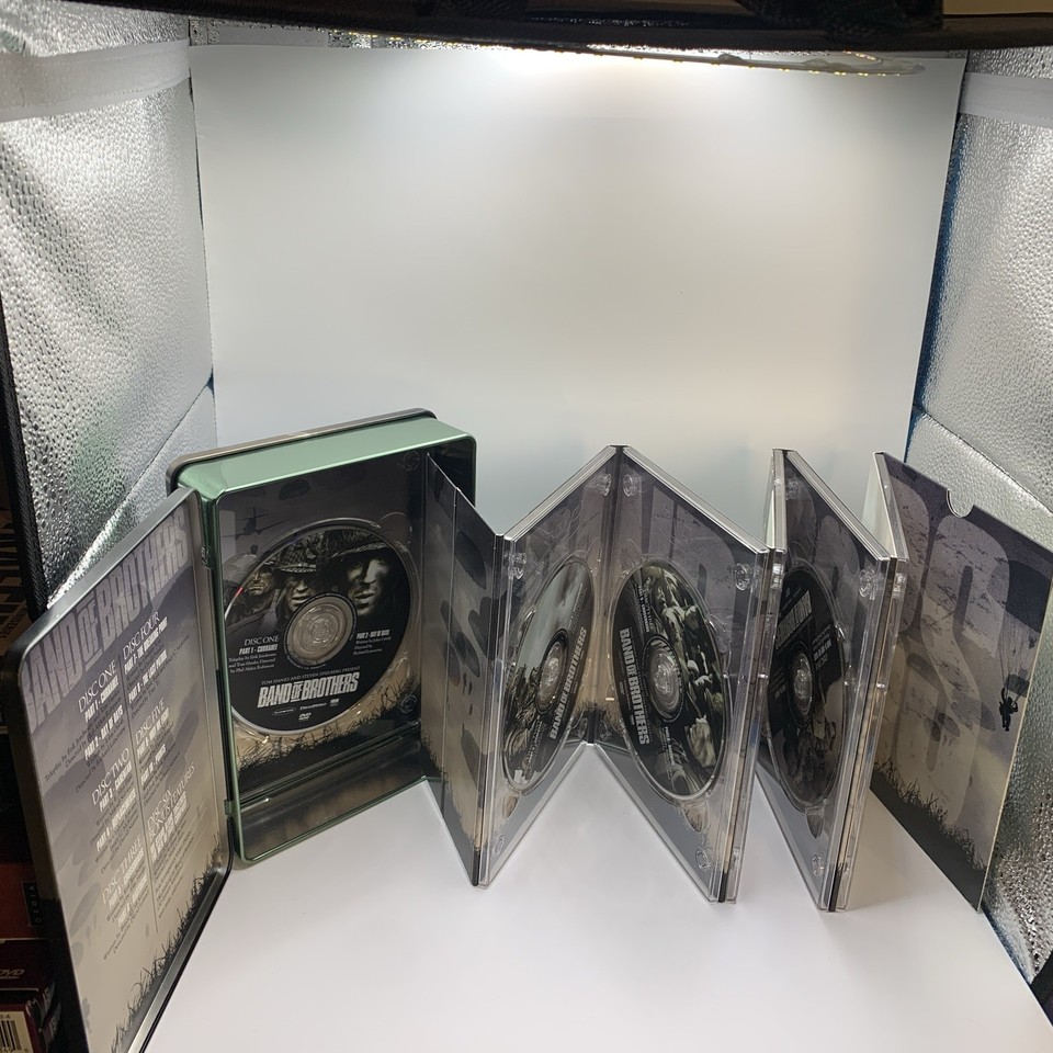 Band of Brothers (DVD, 6-Discs) TIN CASE TOM HANKS & STEVEN SPIELBERT ...