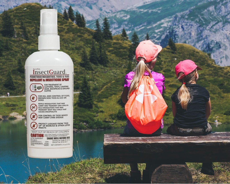 InsectGuard Permethrin Mosquitoes Repellent & Insecticide Spray Gallon ...