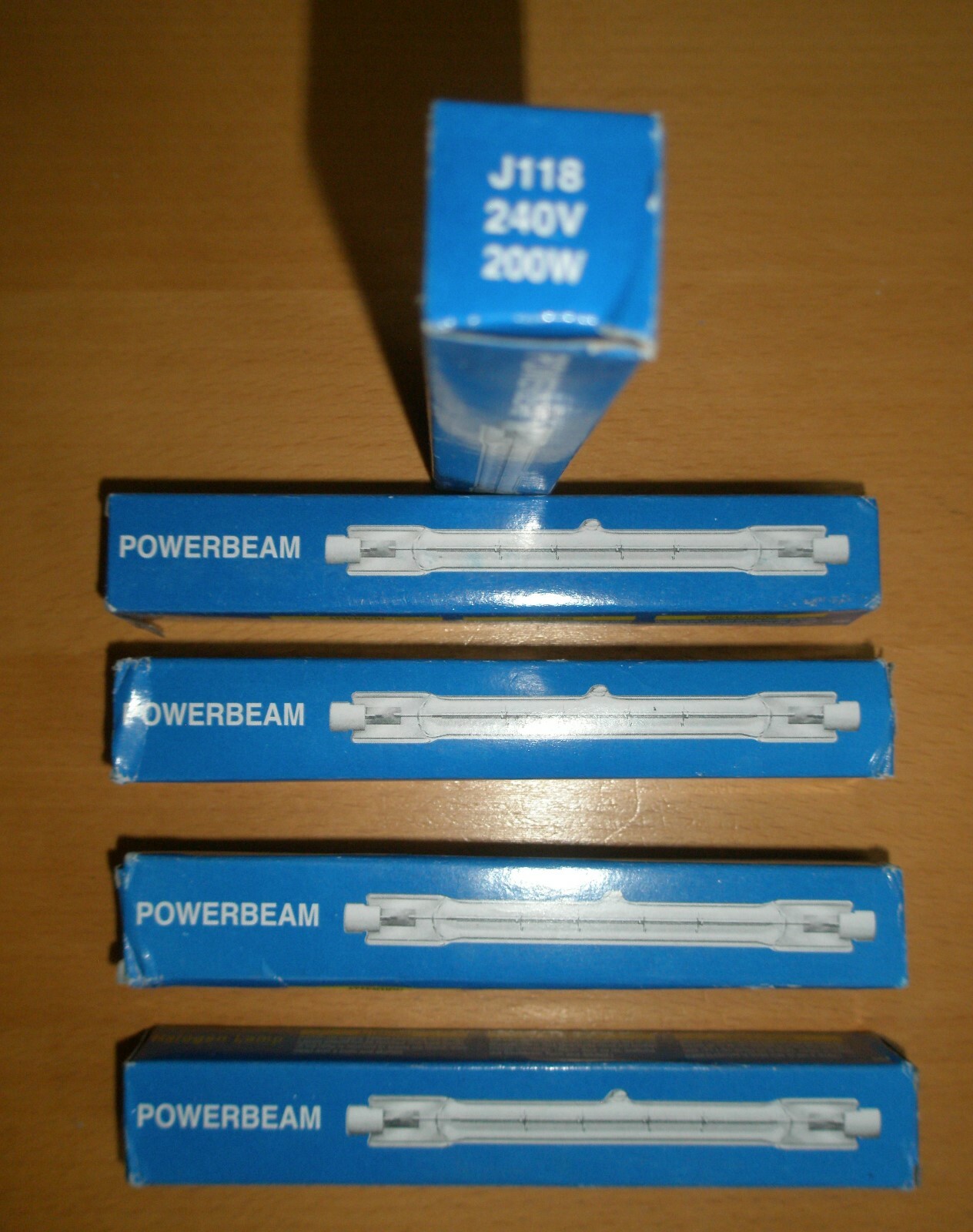 5 X POWERBEAM JII8 - 240V - 200W - HALOGEN BULBS | eBay UK