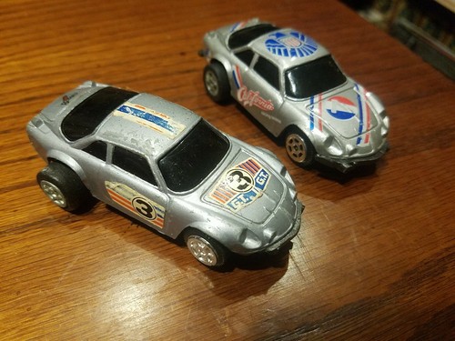 Vintage Lot Of 2 Summer Racing Cars Alpine Renault Rally GT kids racing ...