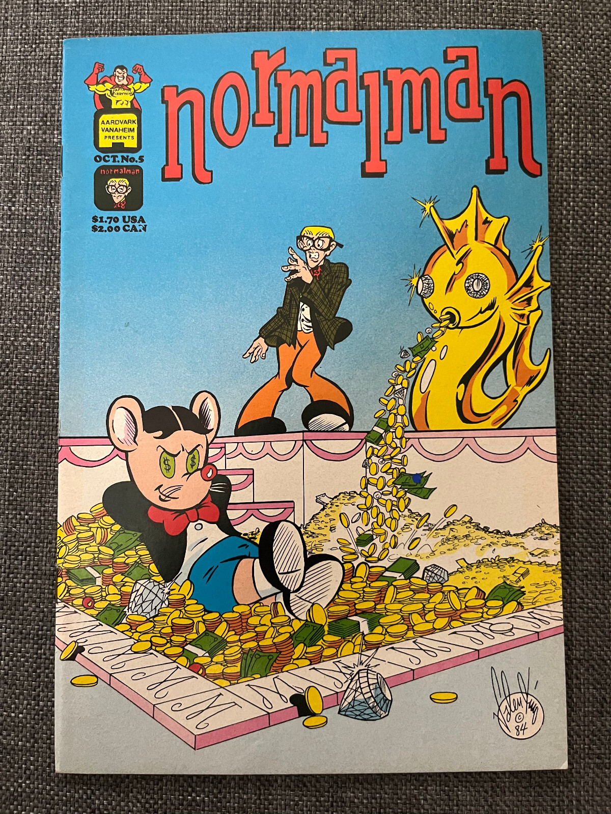 Normalman #5 Aardvark Vanaheim Comics 1984 NM | eBay