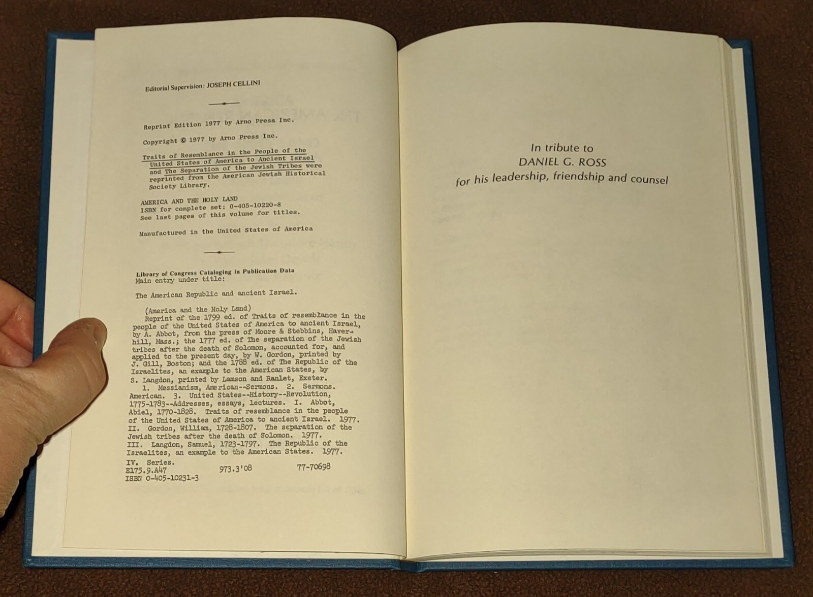 American Republic and Ancient Israel by Abiel Abbot, Samuel Langdon and ...