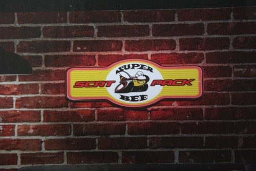 super bee scat pack mopar rt led lighted neon sign shop garage home ...
