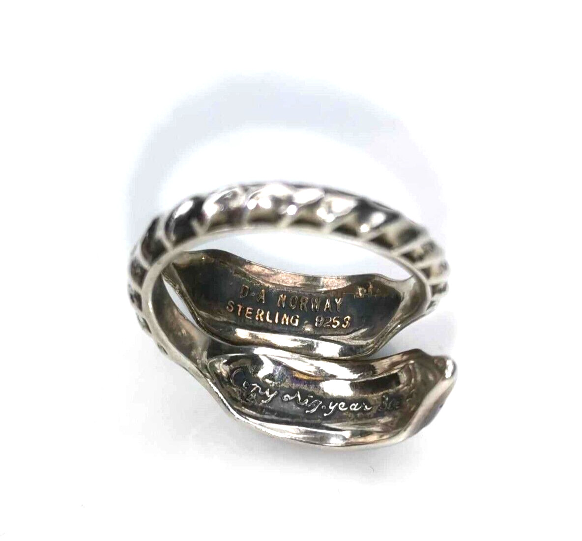 David Andersen Ring saga dragon design Norway sterlin… - Gem