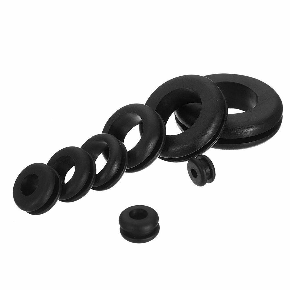 200Pcs Rubber Grommet Set Electrical Assortment Gasket Wire Efficient ...