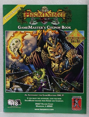 HackMaster Game Master's Coupon Book, (new) | eBay