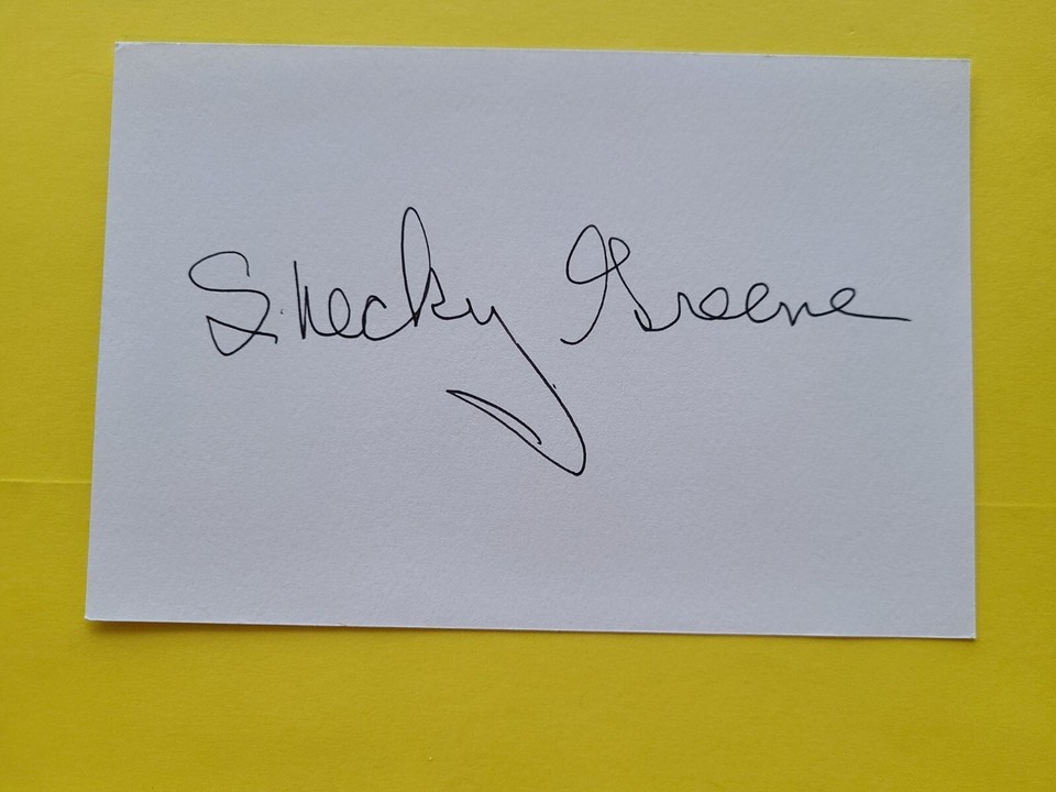 Shecky Greene Signed, Autographed 4x6 Card, No inscription | eBay