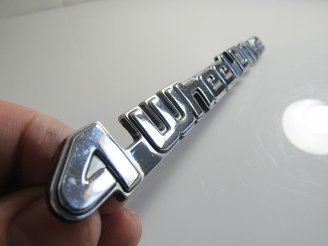 Vintage AMC 4 Wheel Drive Emblem Name Badge 3738263 for sale online | eBay