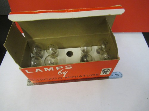 CHICAGO MINIATURE LOT MODEL 656 115V 6W LAMP BULB AS PICTURED #TE-3 ...