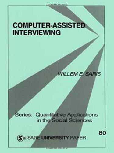 Computer-Assisted Interviewing by Saris New 9780803940666 Fast Free ...