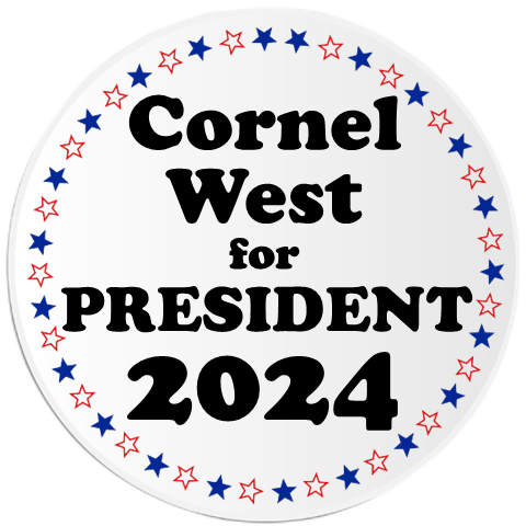 Cornel West for President 2024 - 3 Pack Circle Stickers 3 Inch ...