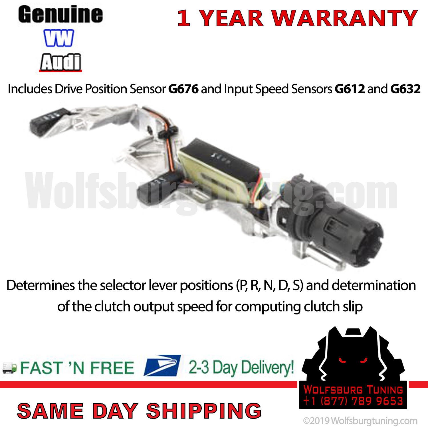 Gear Sensor Module Gear Position Sensor, speed sensor OE Audi 0B5 A5 A6 ...