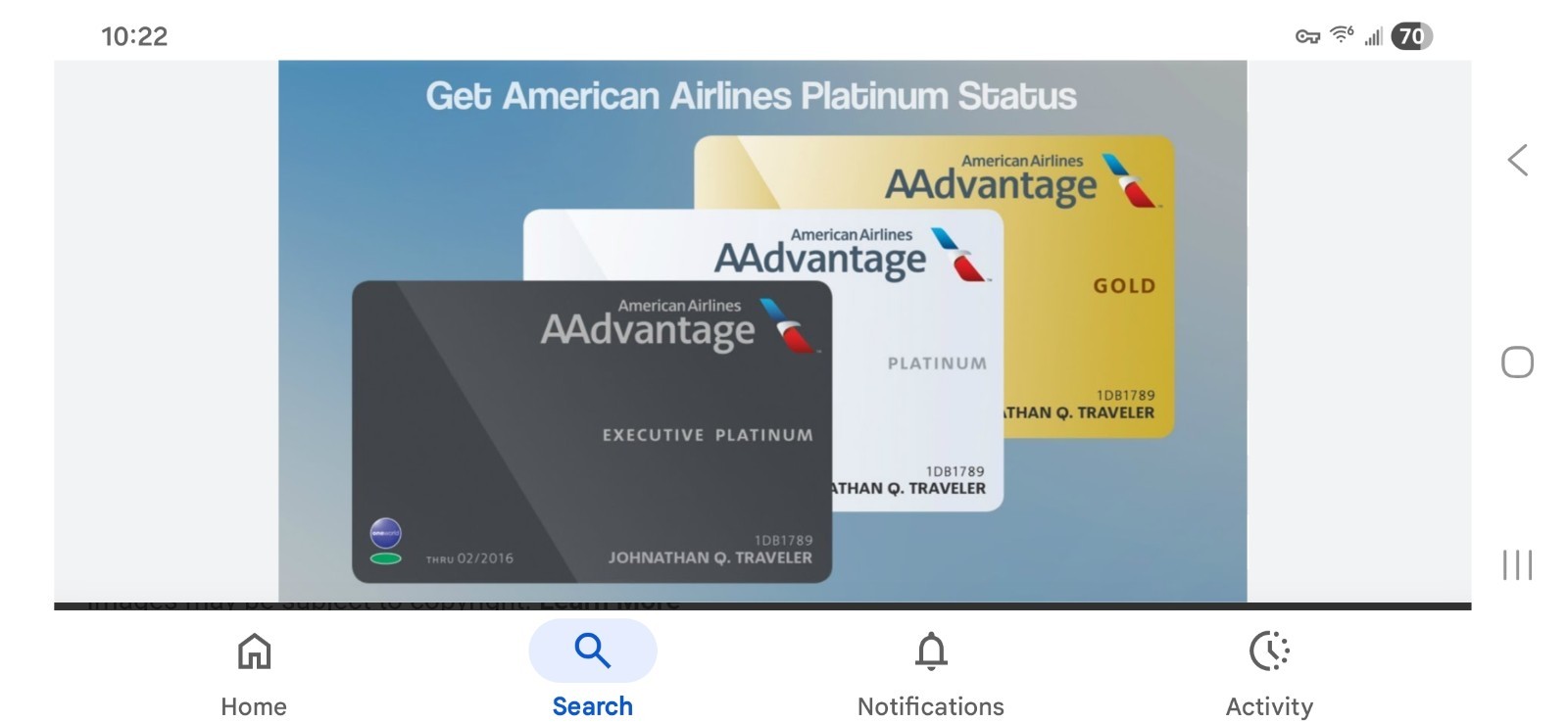 AA American Airlines Gold Status - Expires March 31, 2027! | eBay