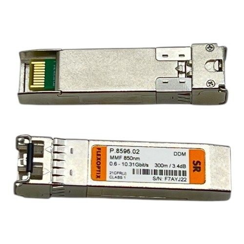 2x DELL P-8596-02 FLEXOPTIX 850nm 10GbE SFP+SR Optical Tranceiver | eBay