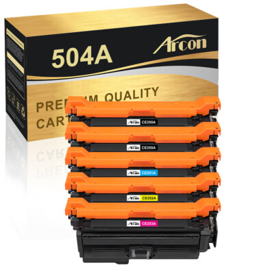 504A CE250A CE251A CE252A CE253A Toner For HP LaserJet CP3520 CP3530 ...
