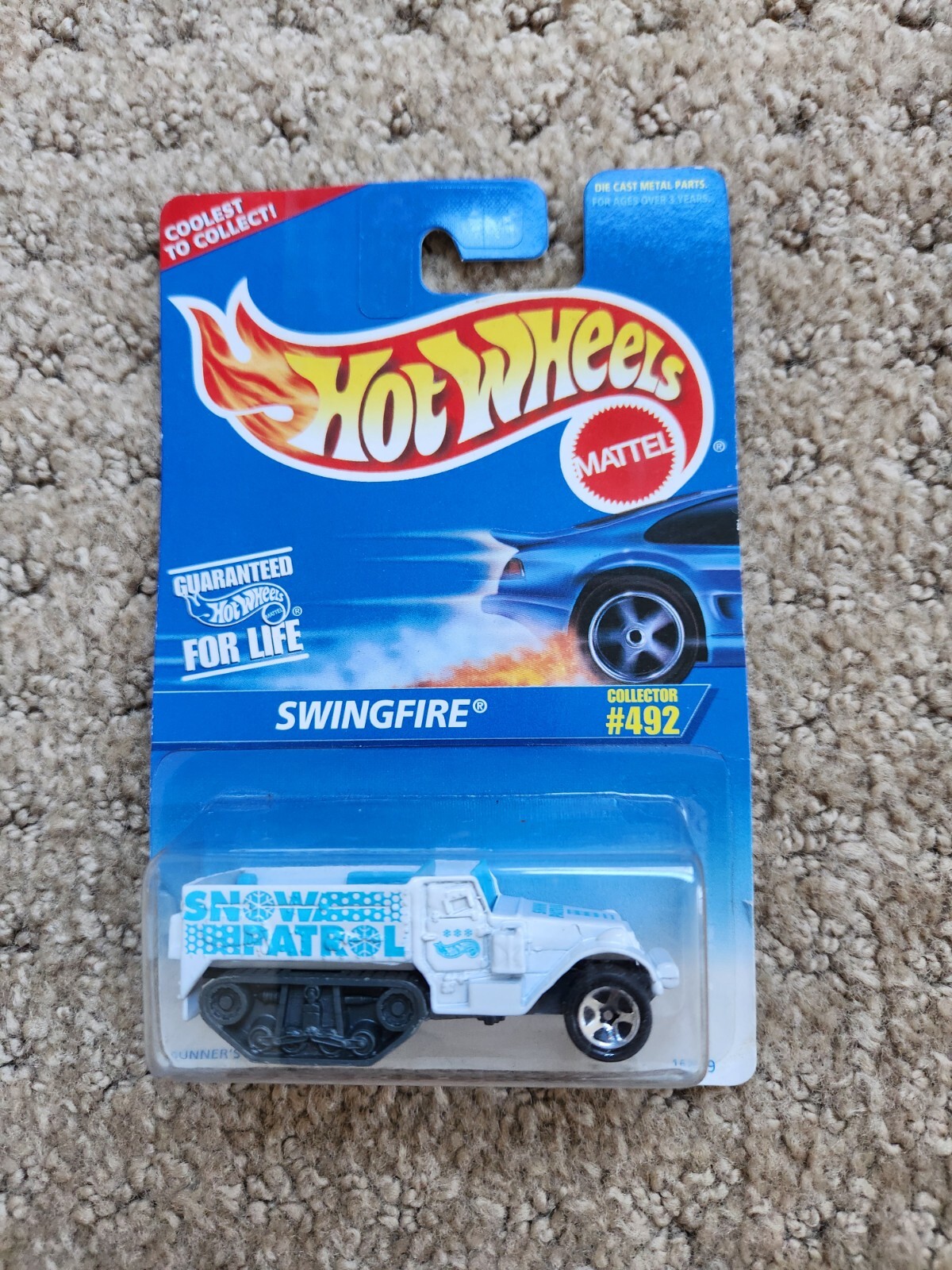 Hot Wheels 1995 Halftrack Swingfire White Snow Patrol #492 1/64 | eBay