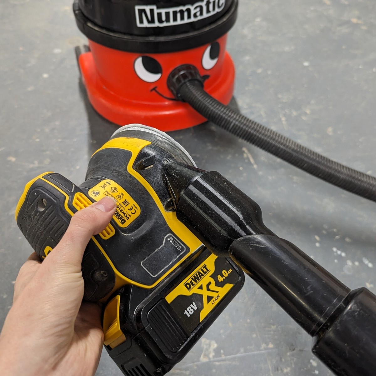 adapter dewalt air sander DEWALT Air Sander, Pneumatic Sander, 12k RPM ...