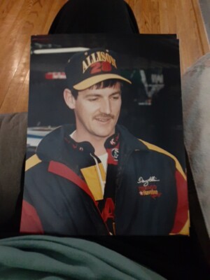 1990'S Davey Allison Texaco Havoline '# 28 Ford NASCAR Rare Photo Card ...