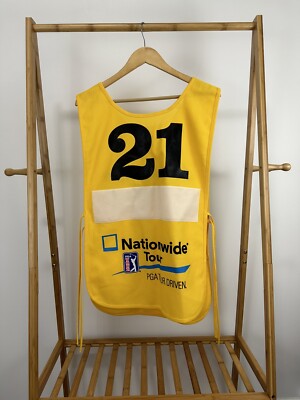 RARE VTG PGA Nationwide Tour #21 Caddie Team Issued Bib Golf Vest | eBay