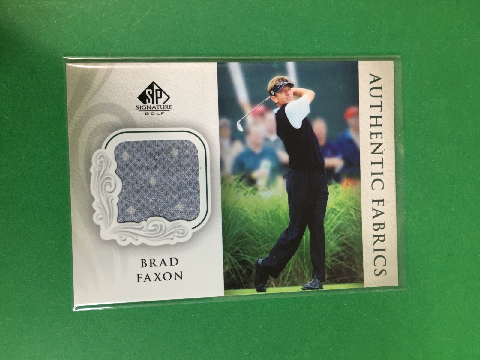 F149,470 2004 SP GOLF Signature Authentic Fabrics Singles BRAD FAXON | eBay