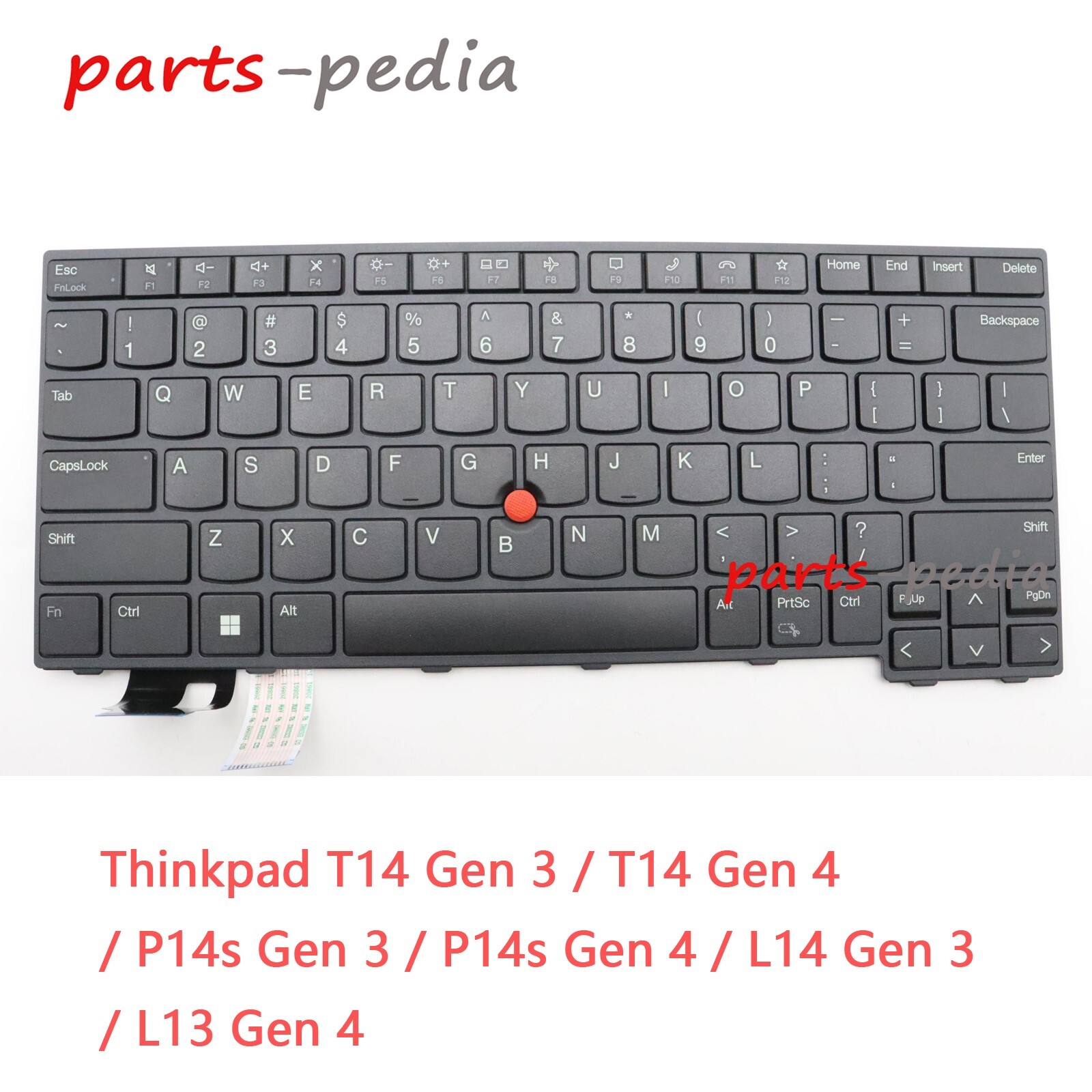 US Keyboard NO Backlit for Lenovo Thinkpad P14s T14 Gen 3 Gen 4 L14 Gen ...