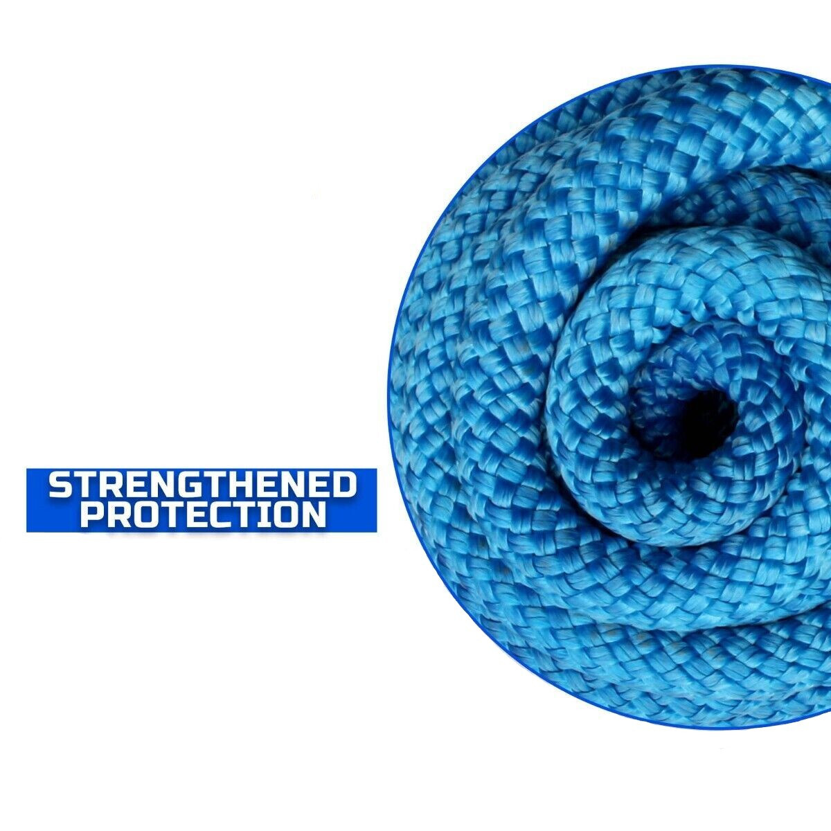 Kinetic Rope 22mm x 9m 11.2T BLUE Recovery Dyneema Tow Winch Snatch ...