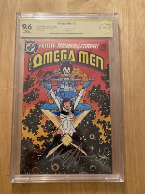Omega Men #3 CBCS 9.6 1983 1st app Lobo Witnessed SS GIFFEN & WOLFMAN ...