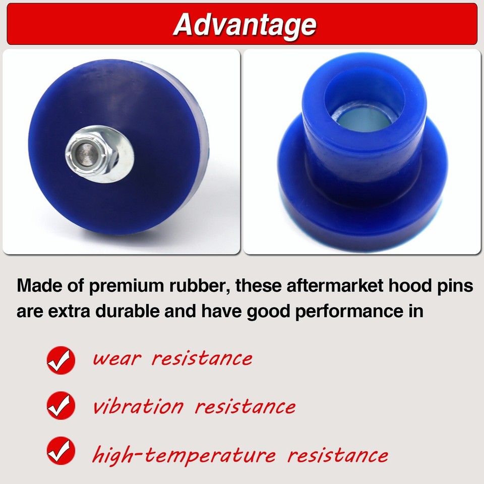 Hood Bushing Kit Kenworth T2000 W900 T800 T600 Replacement 924-5410 ...