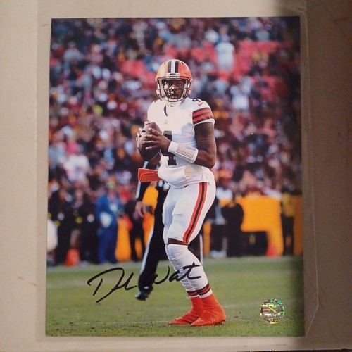 DeShaun Watson Cleveland Browns Football Signed Autographed 8x10 Photo ...