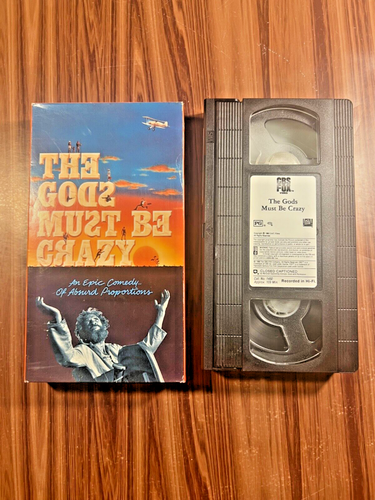 The Gods Must Be Crazy VHS 1980 Movie Epic Comedy CBS Fox 80's Video ...
