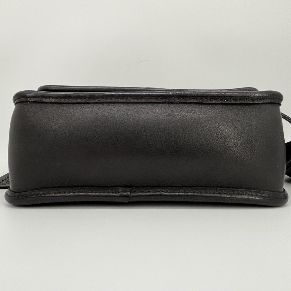 COACH Old Coach Kent Bag Shoulder Bag Crossbody Leather Black #949 | eBay