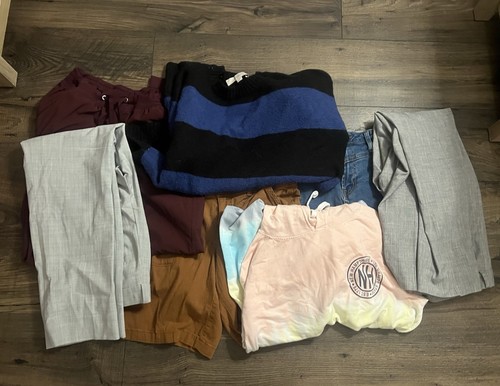 Women's Clothing Bundle: 7 Clothing Items,Sweaters,Shorts,Dress Pants ...