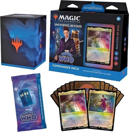 Magic: The Gathering Doctor Who Commander Deck - Masters of Evil (100 ...