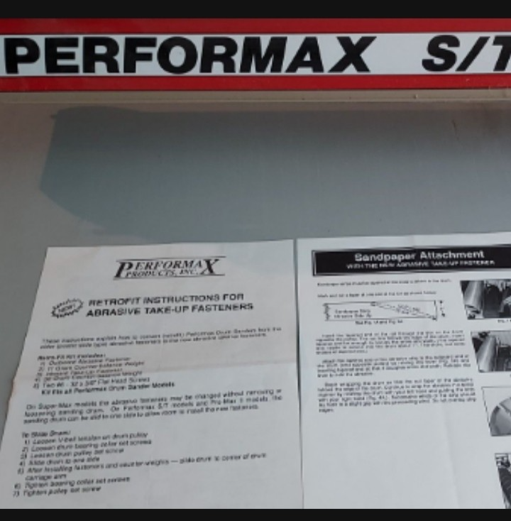 Drum Sander Performax S/T, Consistent sanding, including panels ...