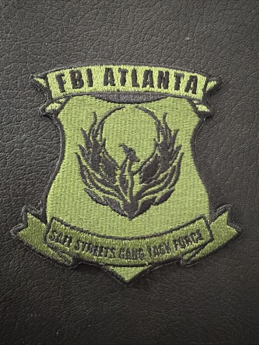 Federal Bureau Of Investigation FBI Atlanta Patch Safe Streets Gang ...