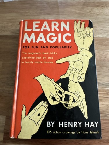 Learn Magic for Fun and Popularity Henry Hay 1949 Action Drawings 1st ...