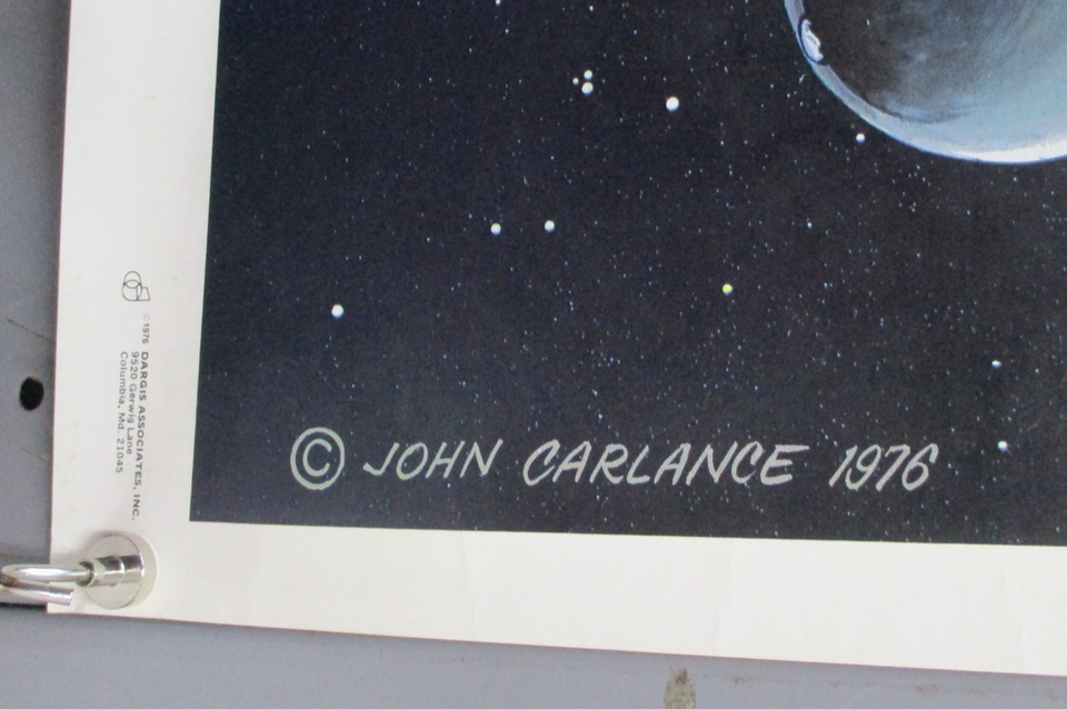 1976 Lot 2 STAR TREK John Carlance POSTERS Galileo STARFLEET HQ Dargis ...
