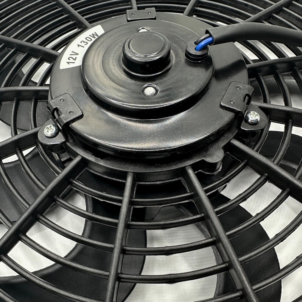 14 Inch 130W 12V Electric Automotive Engine Radiator Cooling Fan Kit ...