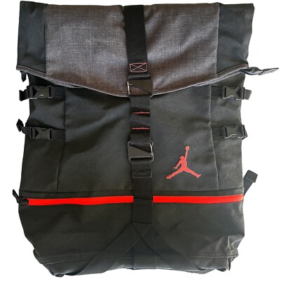 Nike Air Jordan Urban Rucksack Large Oversize Backpack Black Rare & HTF ...