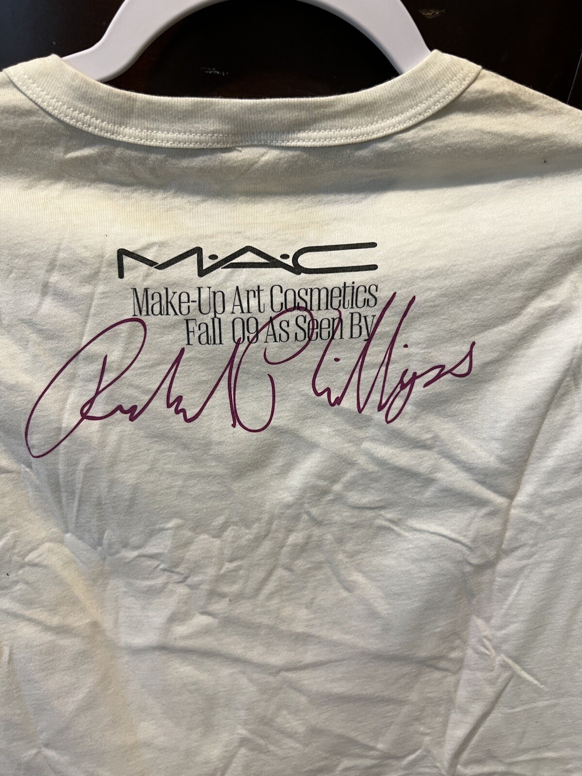 mac cosmetics limited edition Employee Shirt Fall 09 … - Gem