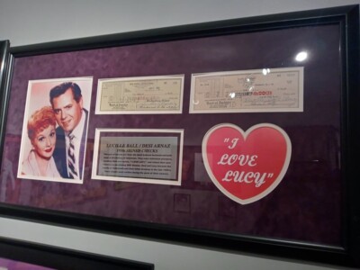 Lucille Lucy Ball Desi Arnaz signed checks framed | eBay